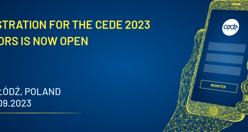 Free registration for the CEDE 2023 visitors is now open!